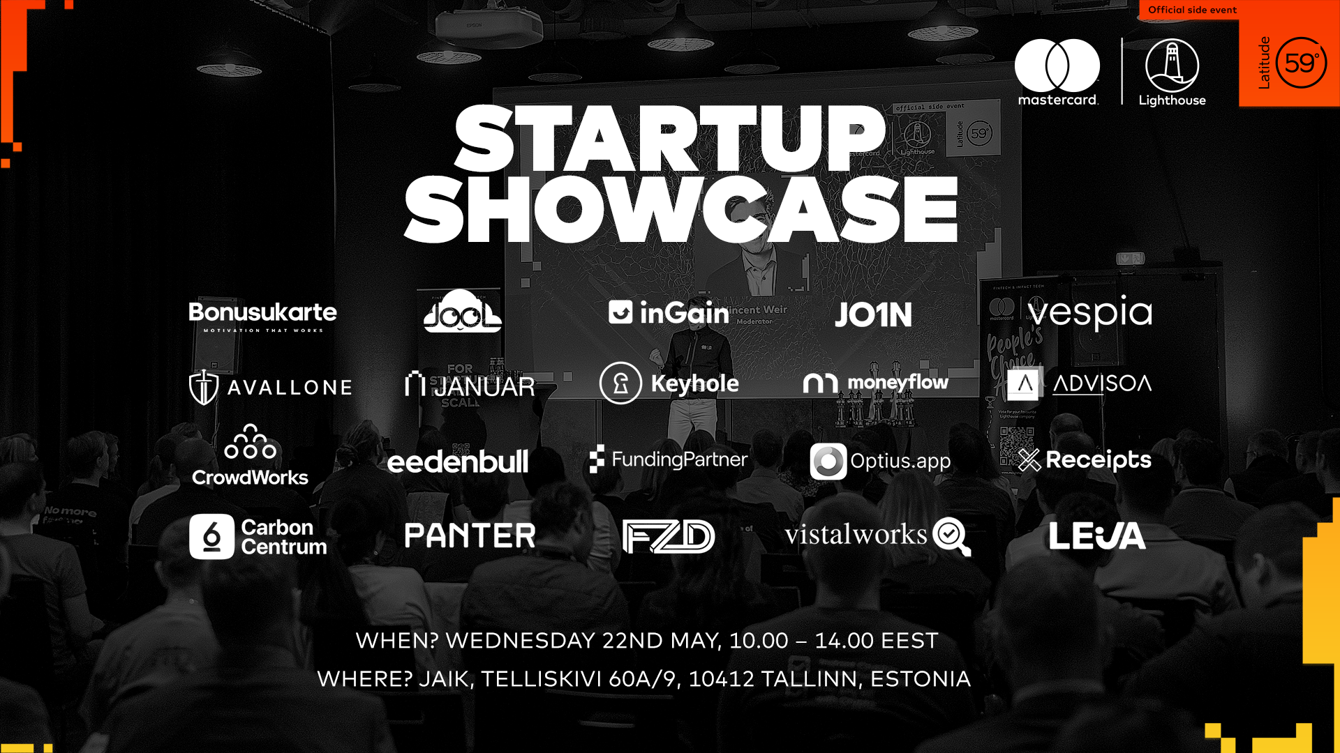 Startup Showcase Latitude59 2024 - Mastercard Lighthouse