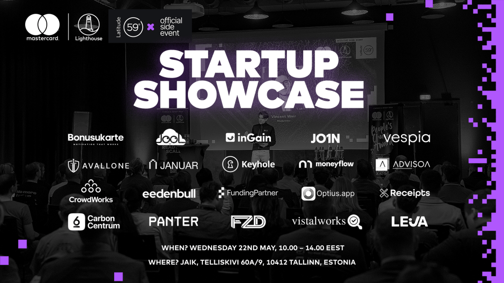 Startup Showcase Latitude59 2024 - Mastercard Lighthouse
