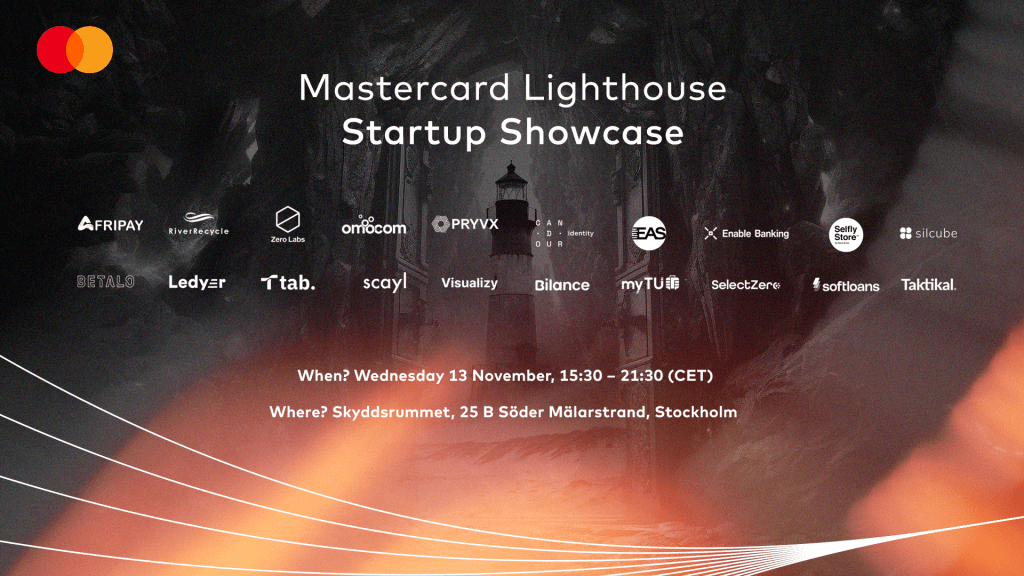 Startup Showcase Skyddsrummet 13th Nov - 2024 - Mastercard Lighthouse